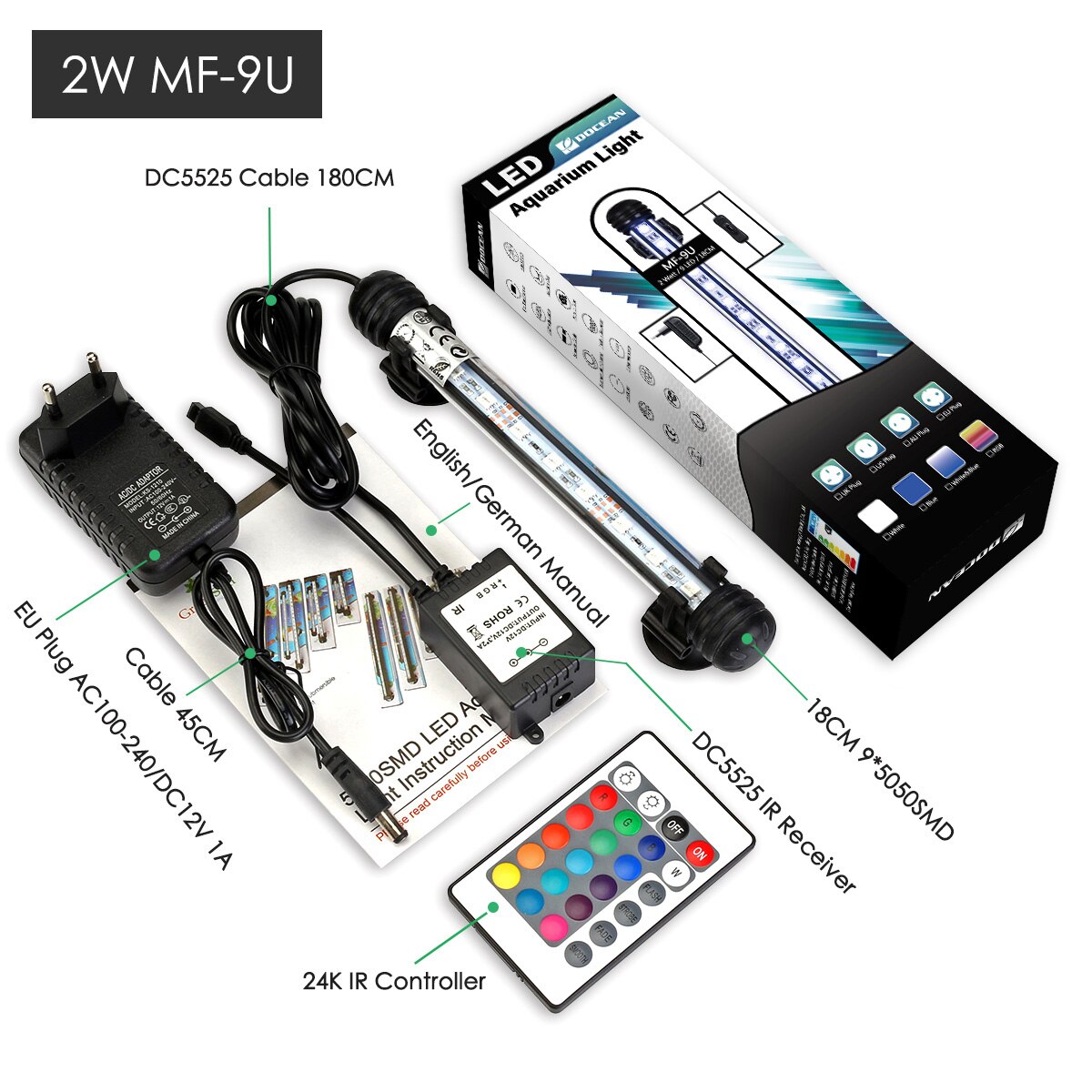 Aquarium Fish Tank Led Light Rgb Waterdichte Onder... – Vicedeal