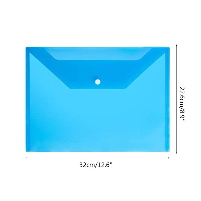 10Pcs A4 File Pockets Waterproof Document Folders ... – Grandado