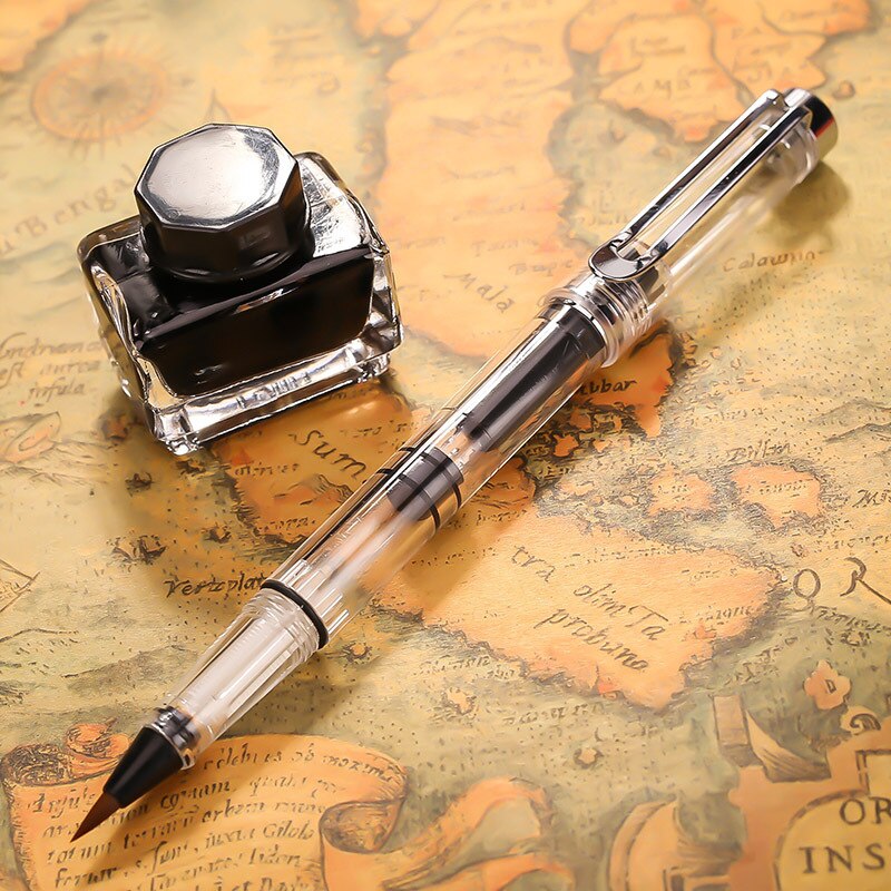 1pc Clear Calligraphy Pen Soft Hair Writing Brush ... – Vicedeal