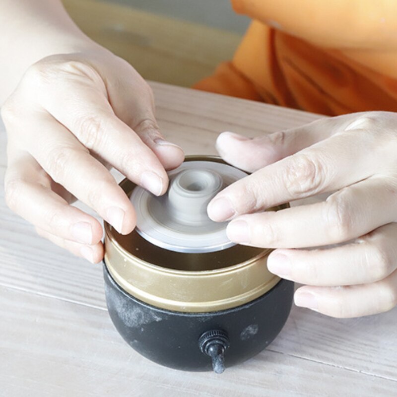 Portable Electric Pottery Household Small Round Bo... – Grandado