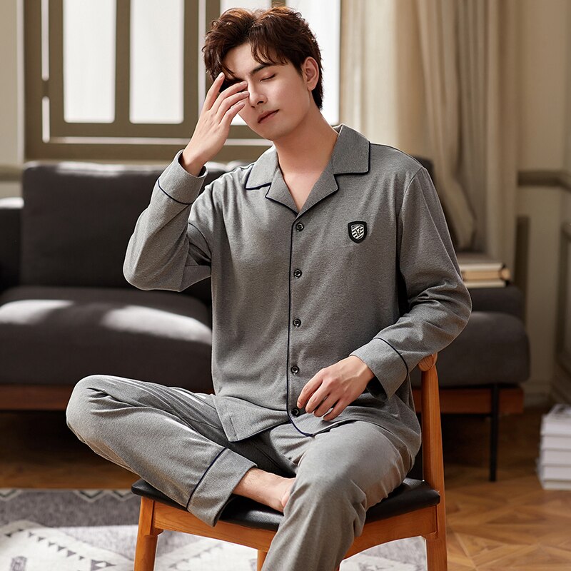 Prowow Winter Herfst Lente Comfortabele Pyjama Man... – Vicedeal
