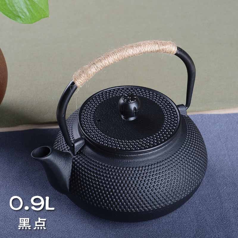 Black iron pot South Japan uncoated cast iron pot ... – Grandado