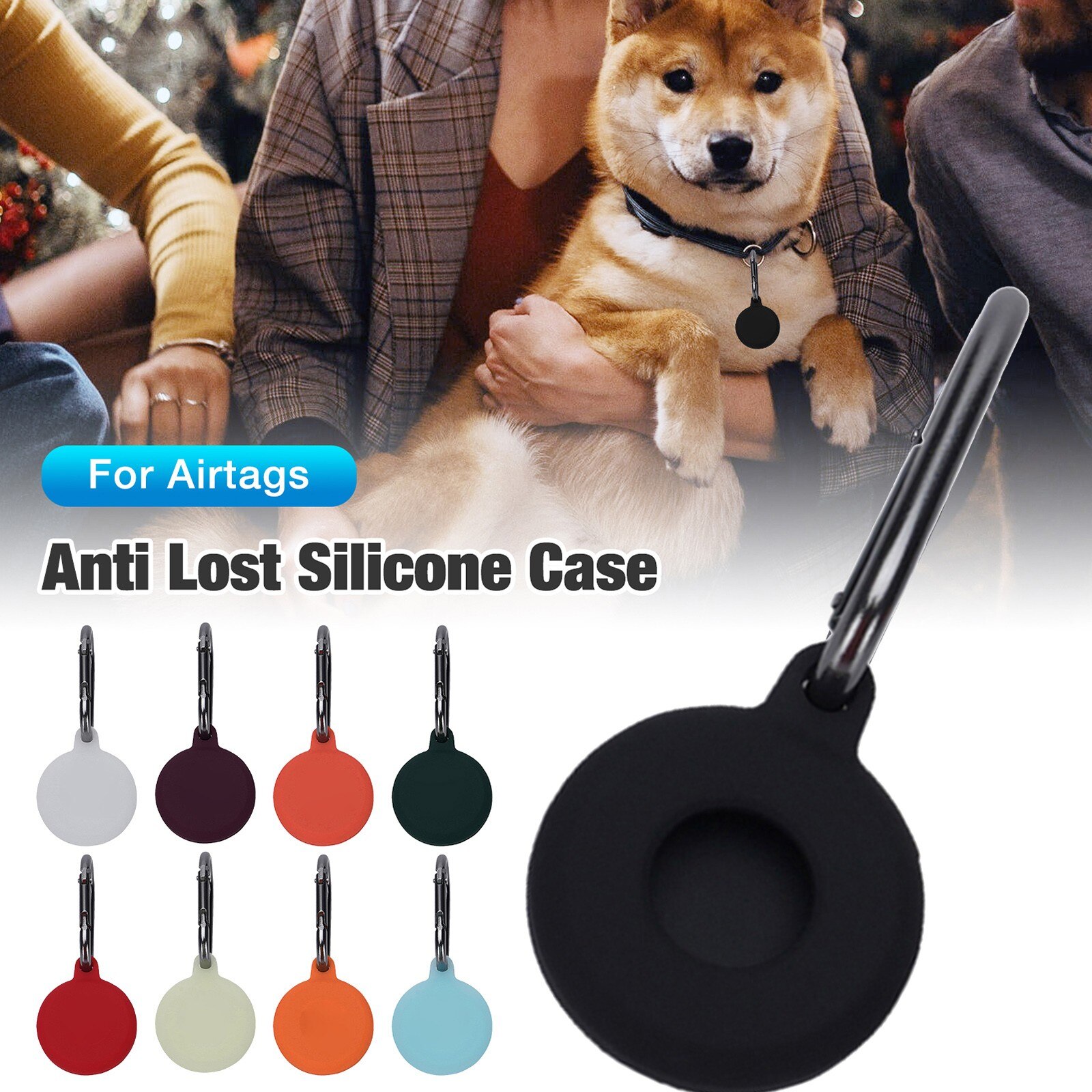 For Apple Airtags Liquid Silicone Protective Sleev... – Vicedeal