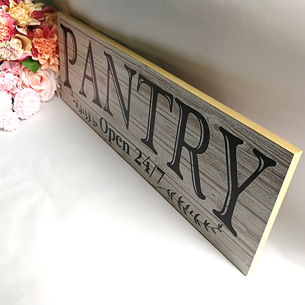 Vintage Wood Pantry Open 24/7 Sign Decorative Wood... – Vicedeal