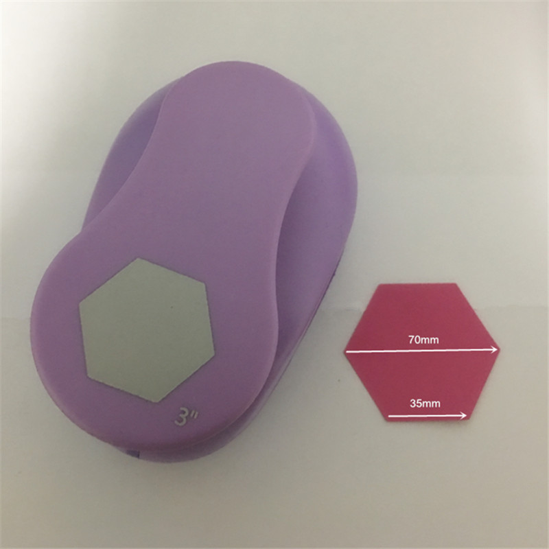 25mm/33mm/50mm70mm Hexagon Shaped craft punch Scra... – Vicedeal