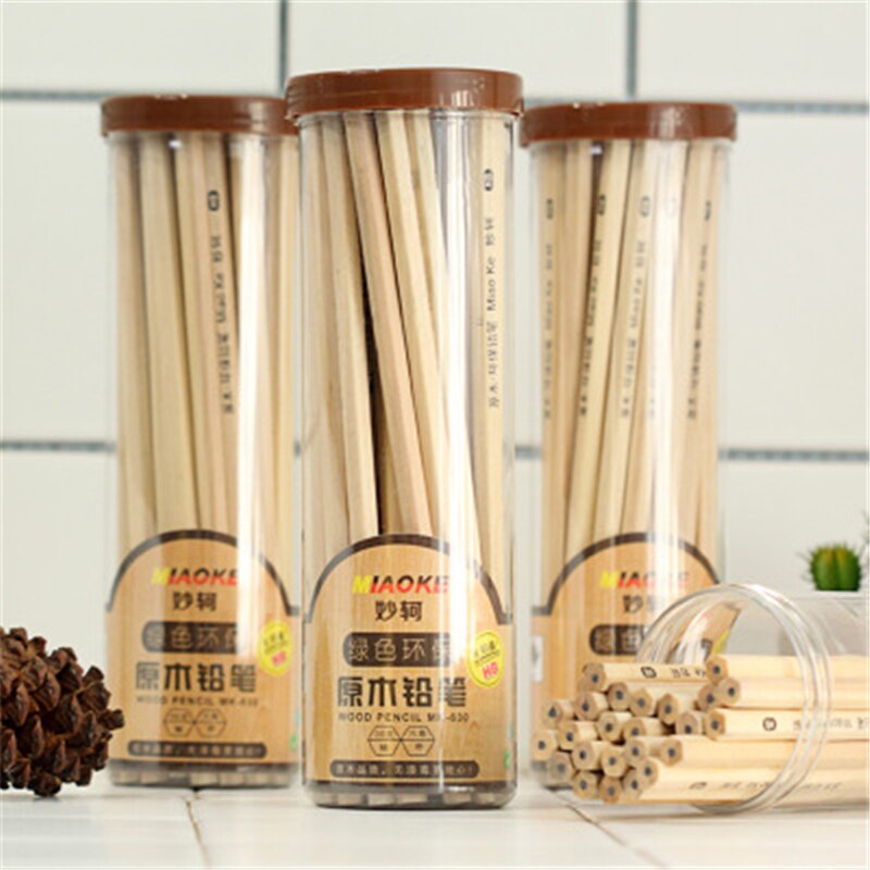 Standard pencil black hard HB triangle pen pencil ... – Grandado