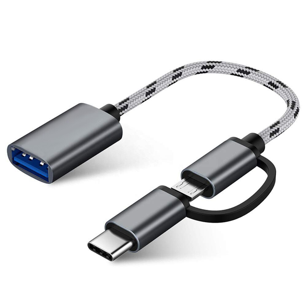 Adaptateur OTG USB 3.0 2 en 1, câble adaptateur Mi... – Grandado
