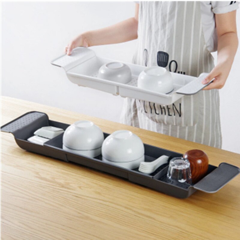 1pc Retractable Bathtub Storage Rack Bath Tray She... – Grandado