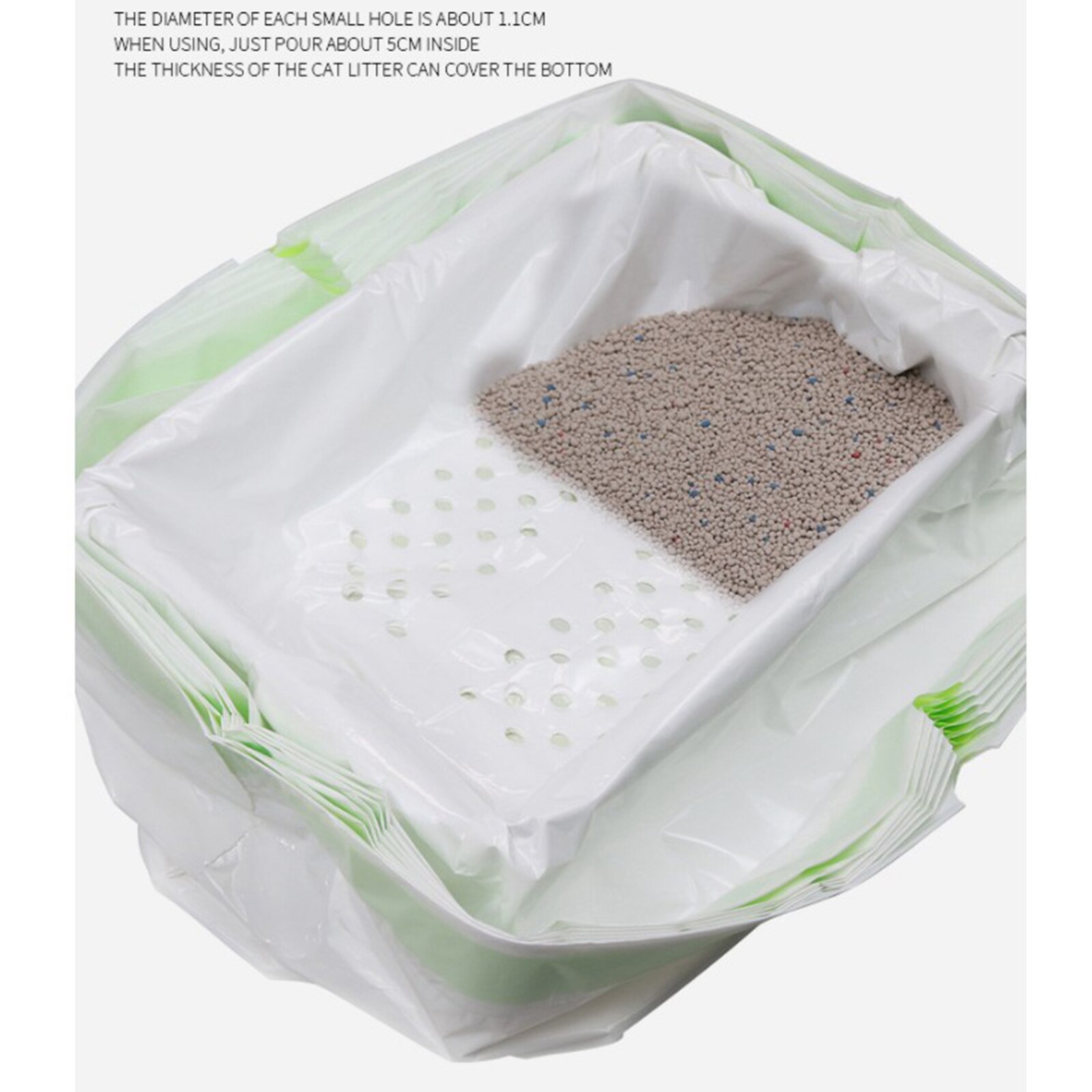 7x Cat Litter Filter Bags Drawstring Litter Sifter... – Vicedeal