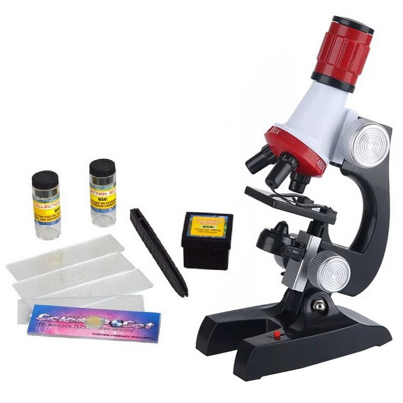 Lab LED Kids Microscope Kit Science 100X to 1200X ... – Grandado