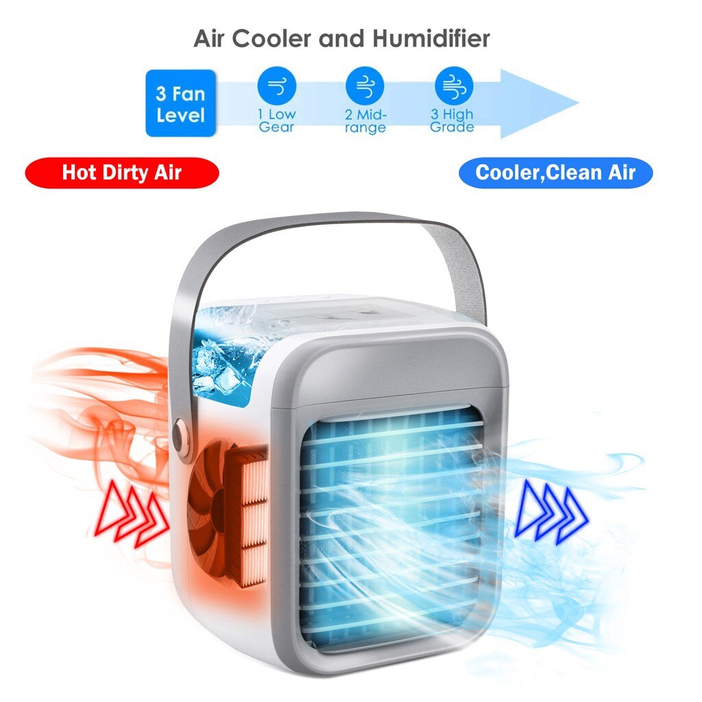 Air Cooler Fan Mini Desktop Air Conditioner Mini U... – Vicedeal