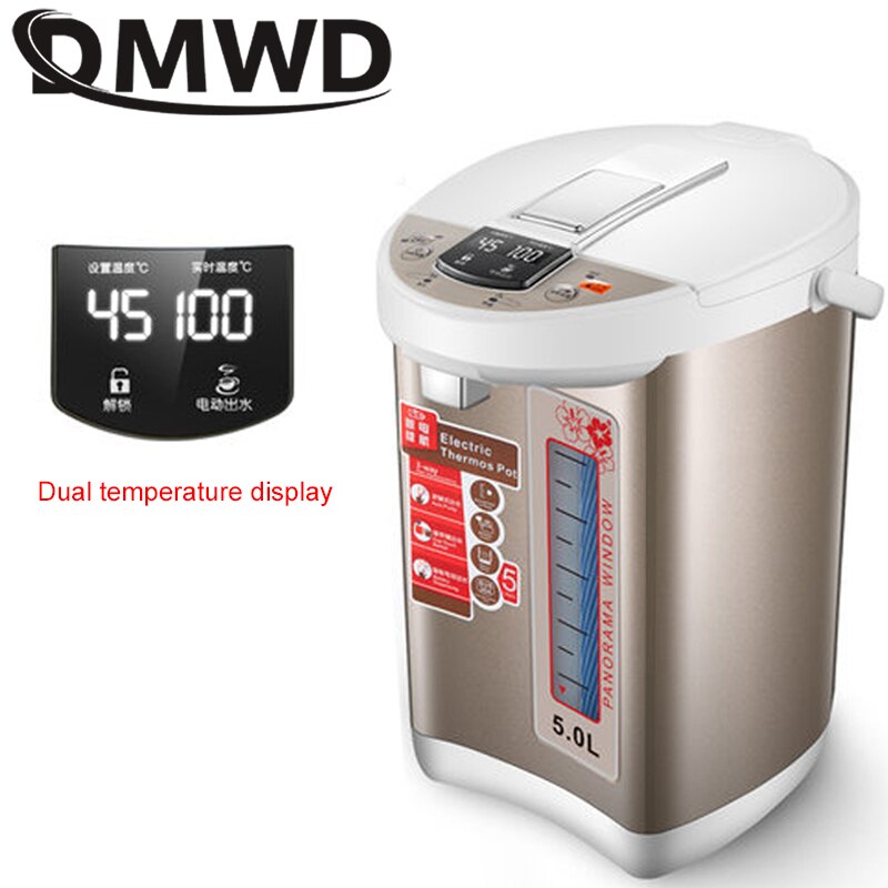DMWD 5L Thermal Insulation Electric Kettle Stainle... – Grandado