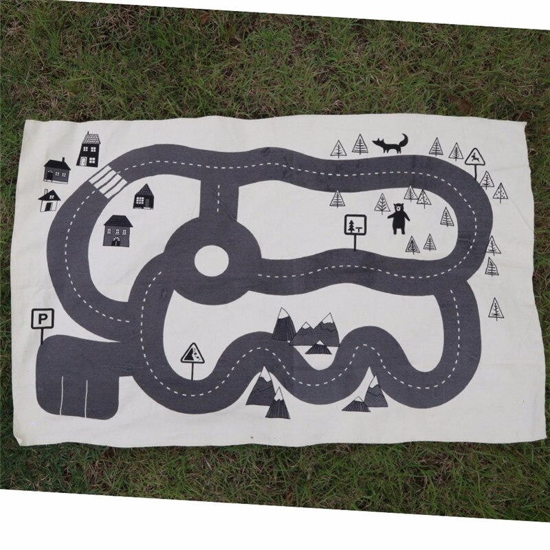 Play Mat Road Track World Map Baby Play Mats Game ... – Grandado