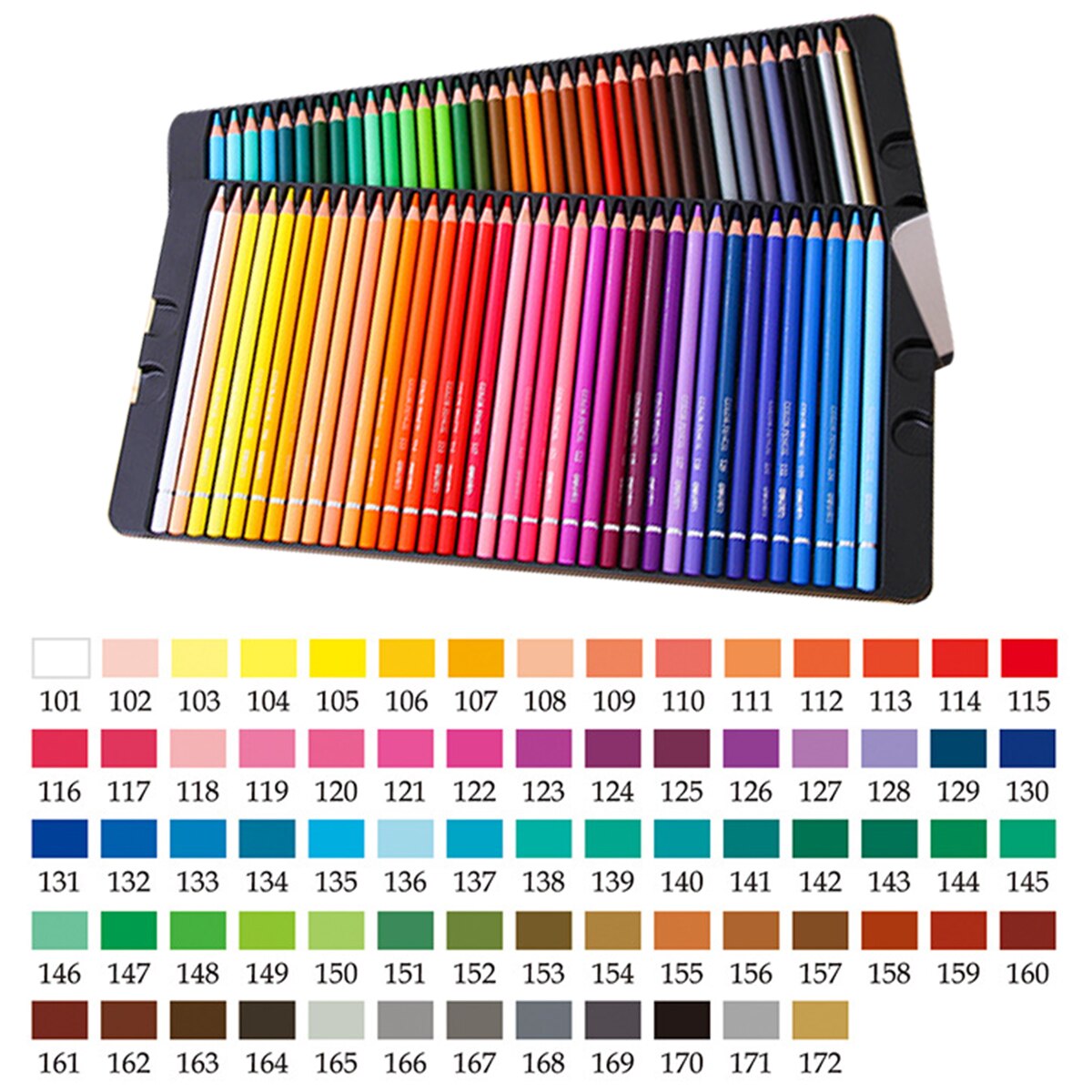 24/48/72 Wood Colors Colored Pencils Set Artist Pa... – Vicedeal