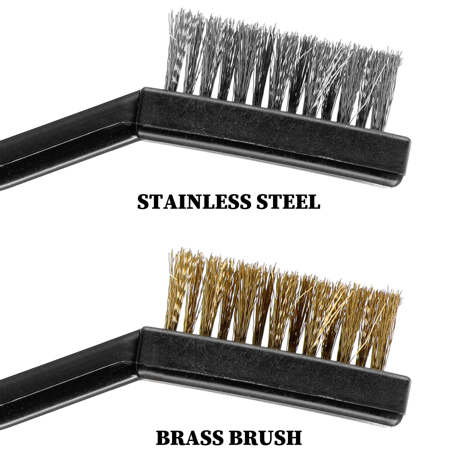 BESTOMZ 6pcs Mini Wire Brush Stainless Steel Brass... – Vicedeal