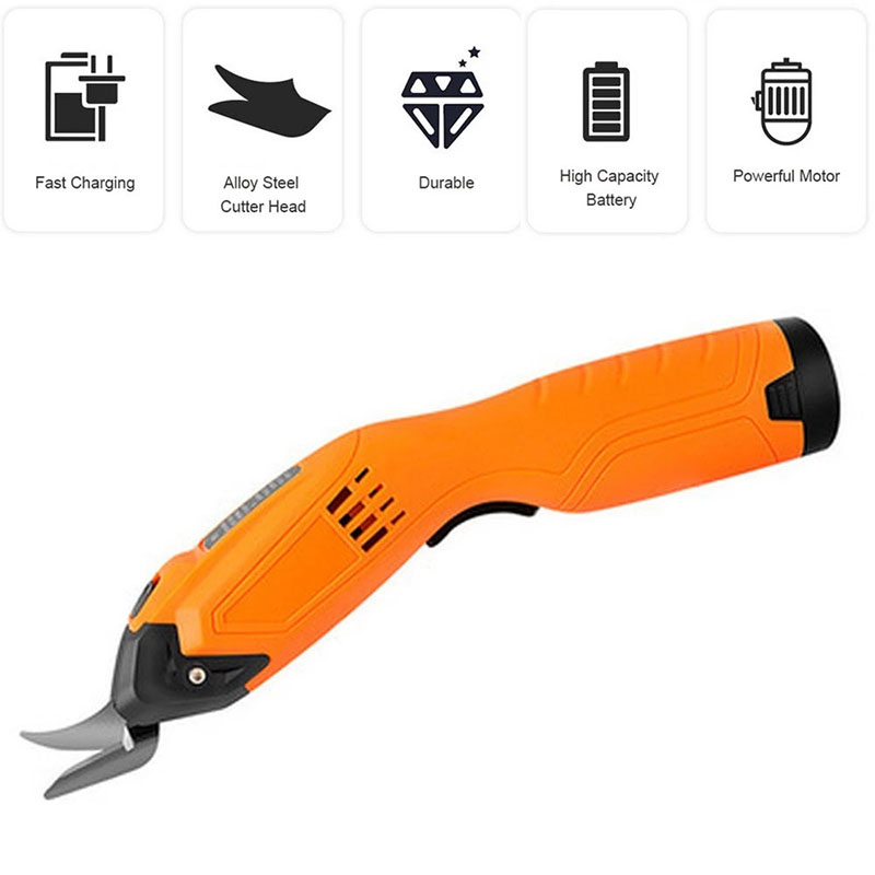4V Cordless Electric Fabric Scissors Leather Cloth... – Grandado