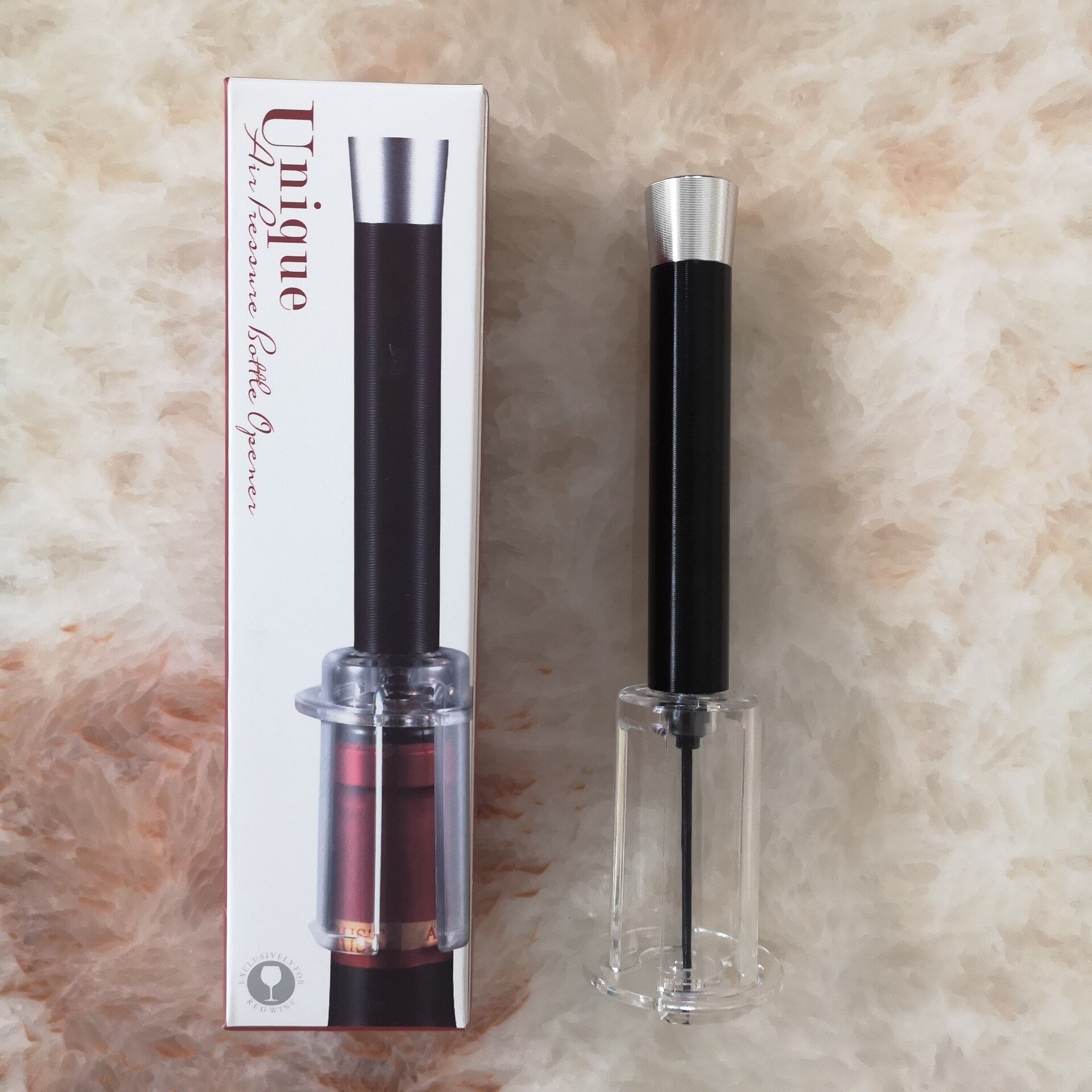 1 Piece Wine Needle Air Pressure Corkscrew Aluminu... – Grandado