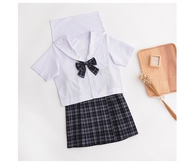 Korean School Uniform Girls Japanese JK Loose Sail... – Vicedeal