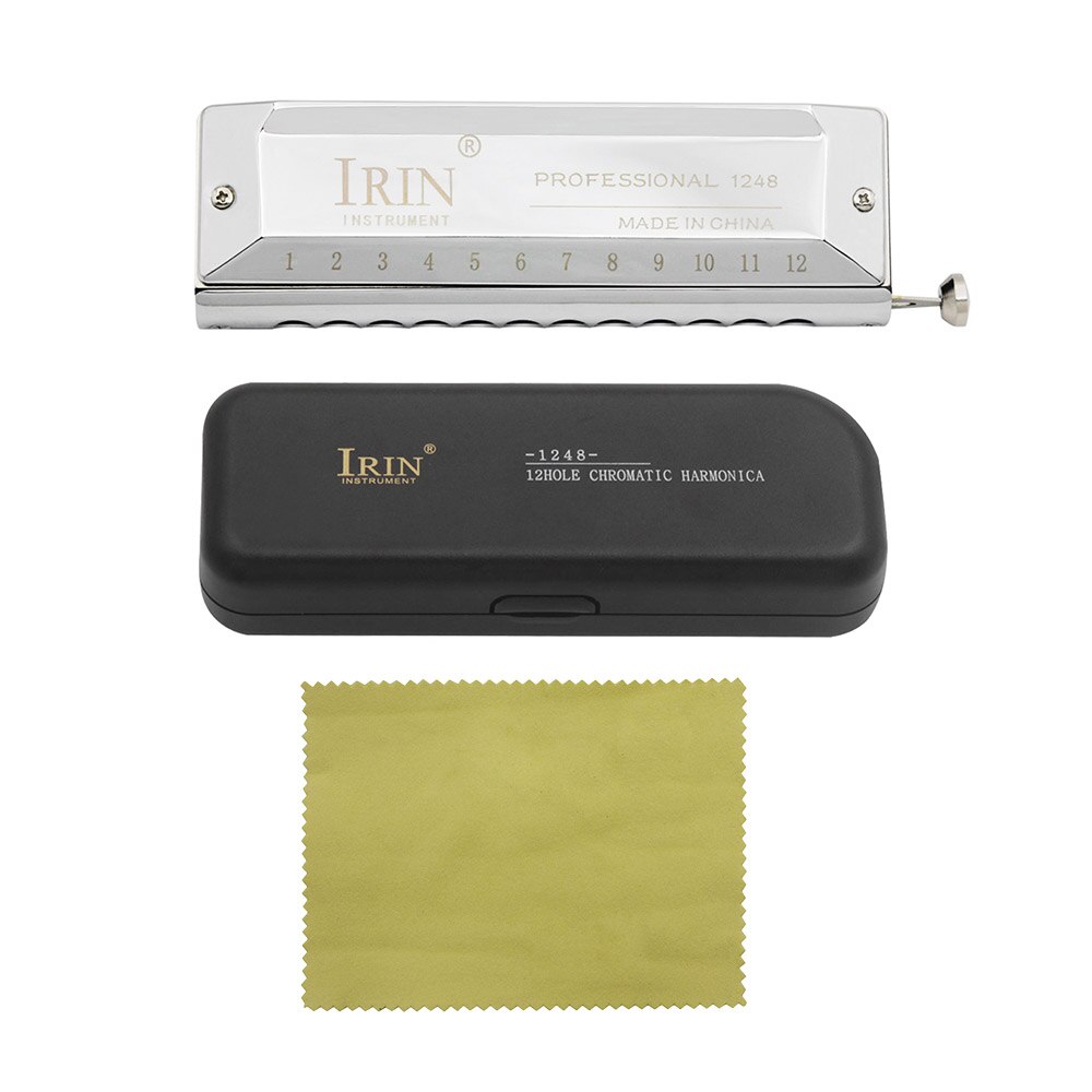 12 Hole 48 Tones Chromatic Harmonica Mouth Organ K... – Grandado