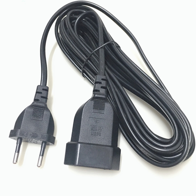 European 2 Prong VDE Plug to CEE7/16 Outlet Socket... – Grandado