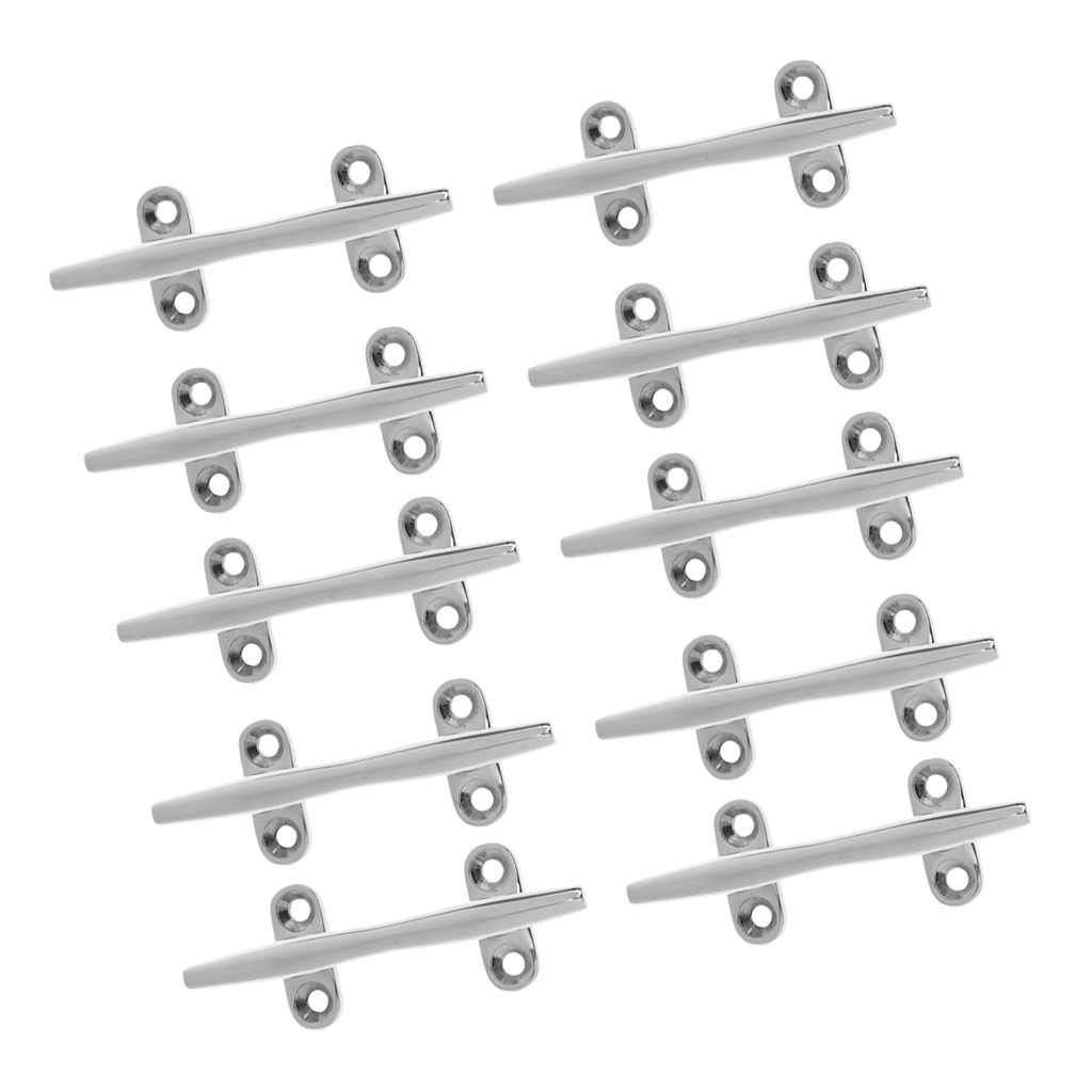 10 Pack Boat Dock Cleat 4 inch 10mm Open Base - He... – Grandado