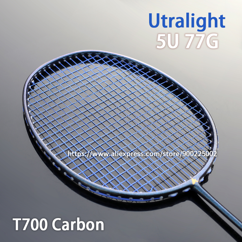 Ultralight 5U T700 Carbon Fiber Strung Badminton R... – Grandado