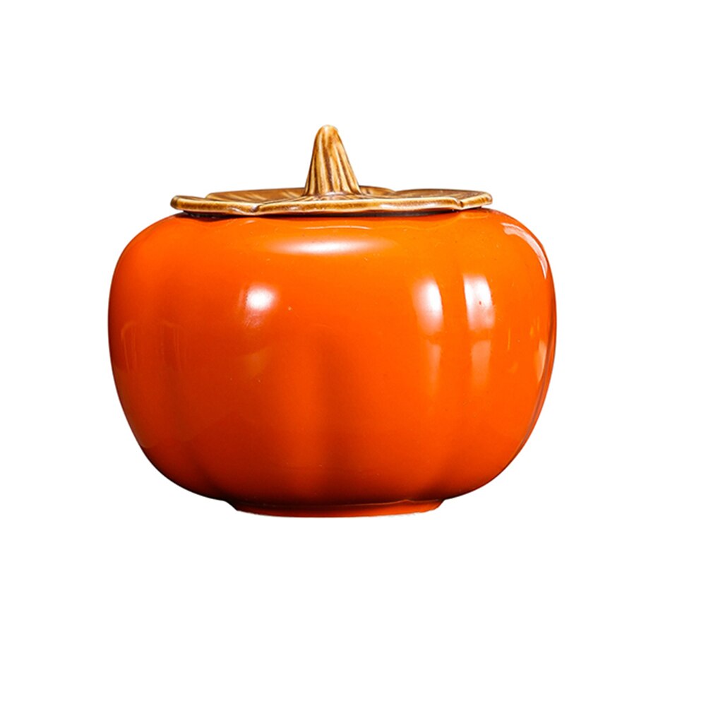 Pompoenvormige keramische theedoos, klein, mini, d... – Grandado