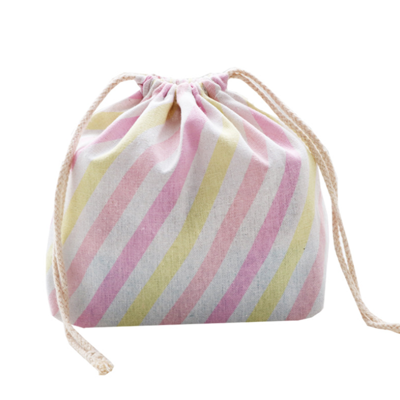 Cute Cotton And Linen Simple Lunch Box Bags Bundle... – Grandado