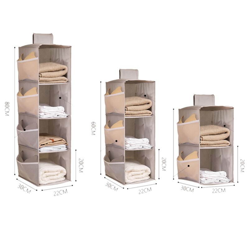 2/3/4 Layer Wardrobe Hanging Storage Bag Interlaye... – Vicedeal