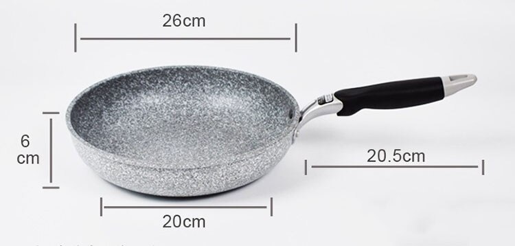 20-28cm dybgrill stegepande med låg non-stick belæ... – Grandado