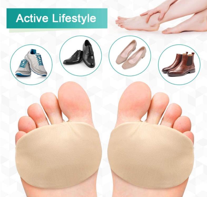 Silicone Gel Shoe Pad Massage Care Forefoot Sock C... – Grandado