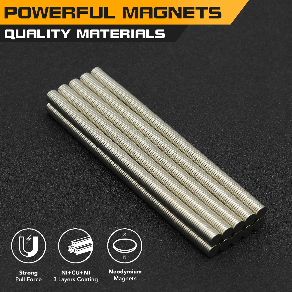 10~1000pcs 6x1mm Strong Round Magnet for Refrigera... – Grandado
