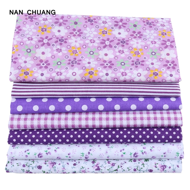 Nanchuang Purple Thin Cotton Fabric Patchwork For ... – Grandado