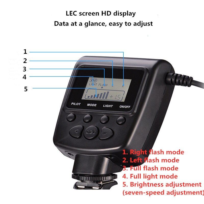 MAMEN Photography Lighting Camera Ring Flash Light... – Grandado