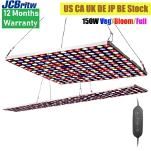 Jcbritw Led Grow Light Panel Dimbare Met Timer Fun... – Grandado