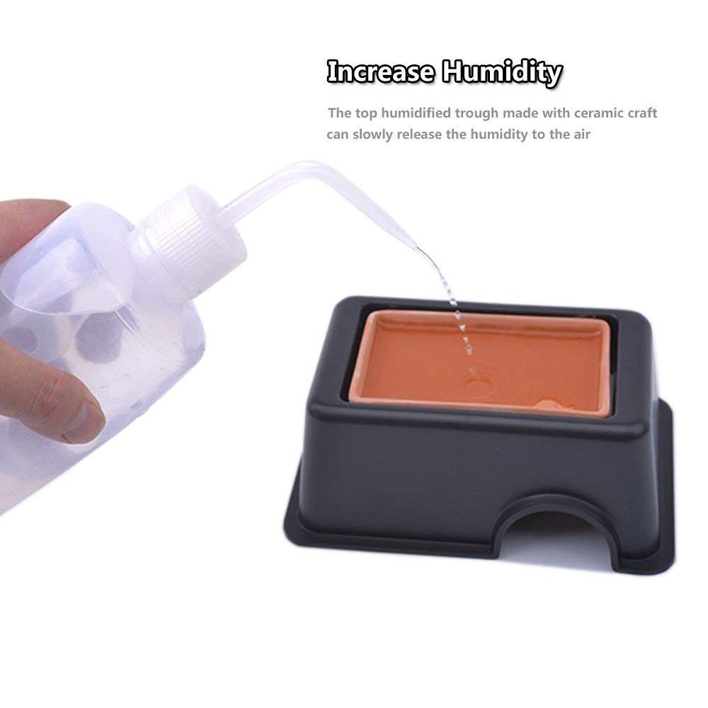 Reptile Hideout Box Humidifier Caves Water Supply ... – Grandado