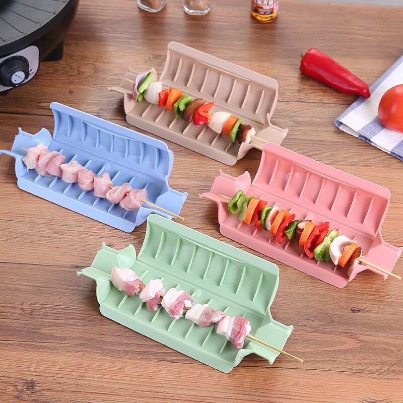 Shish Kebab Maker BBQ Meat Skewer Tools Portable V... – Grandado