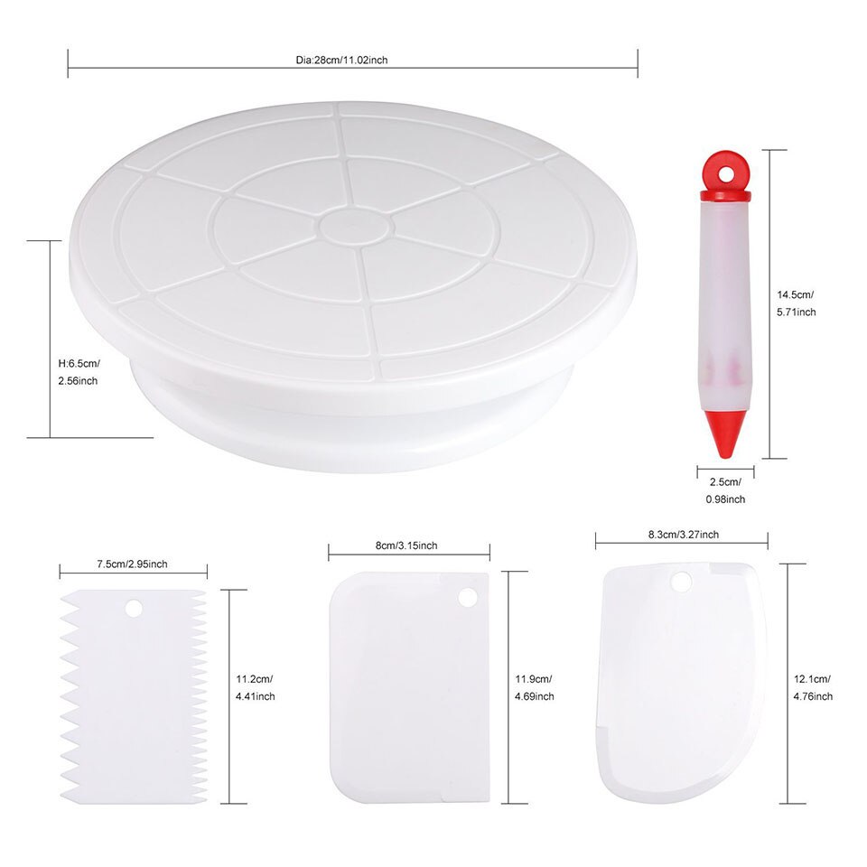 12Pcs Cake Supplies Layered device Line Cake Turnt... – Grandado