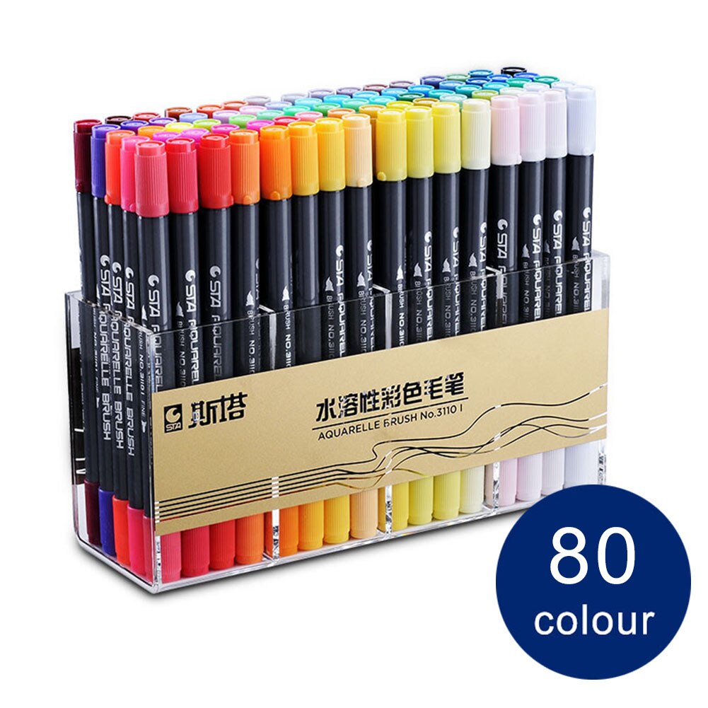 12/24/36 Colors Art Marker Drawing Painting Waterc... – Vicedeal