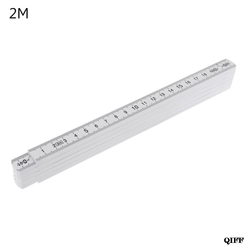1M 2M 10-parts Folding Carpenters Ruler Lightweigh... – Grandado