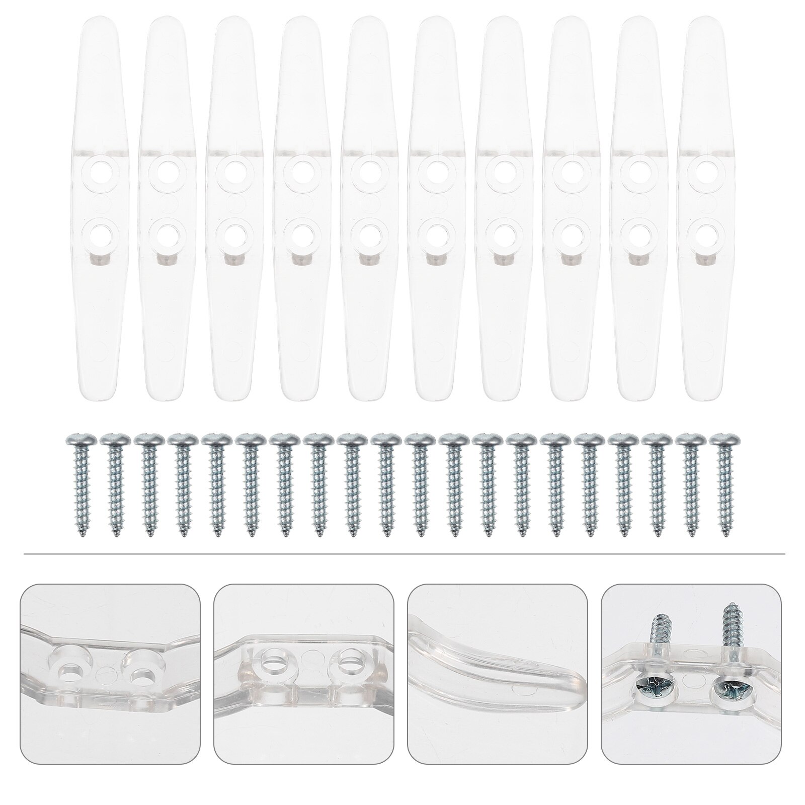10pcs Window Blind Rope Cleat Transparent Plastic ... – Vicedeal