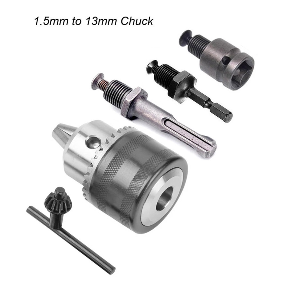 15-13mm Drill Chuck Converter 1/2"-20UNF Keyl... – Vicedeal