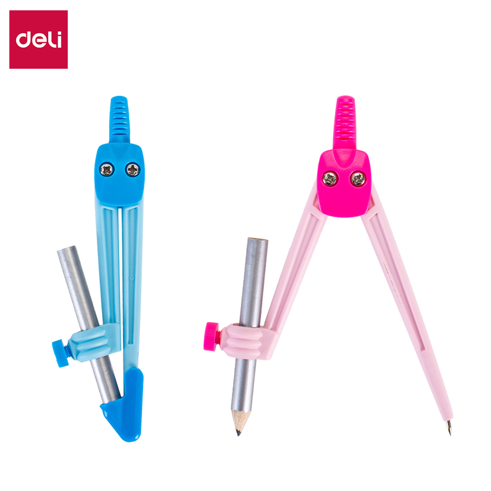 Deli School Compass With Pencil Student Drawing To... – Grandado