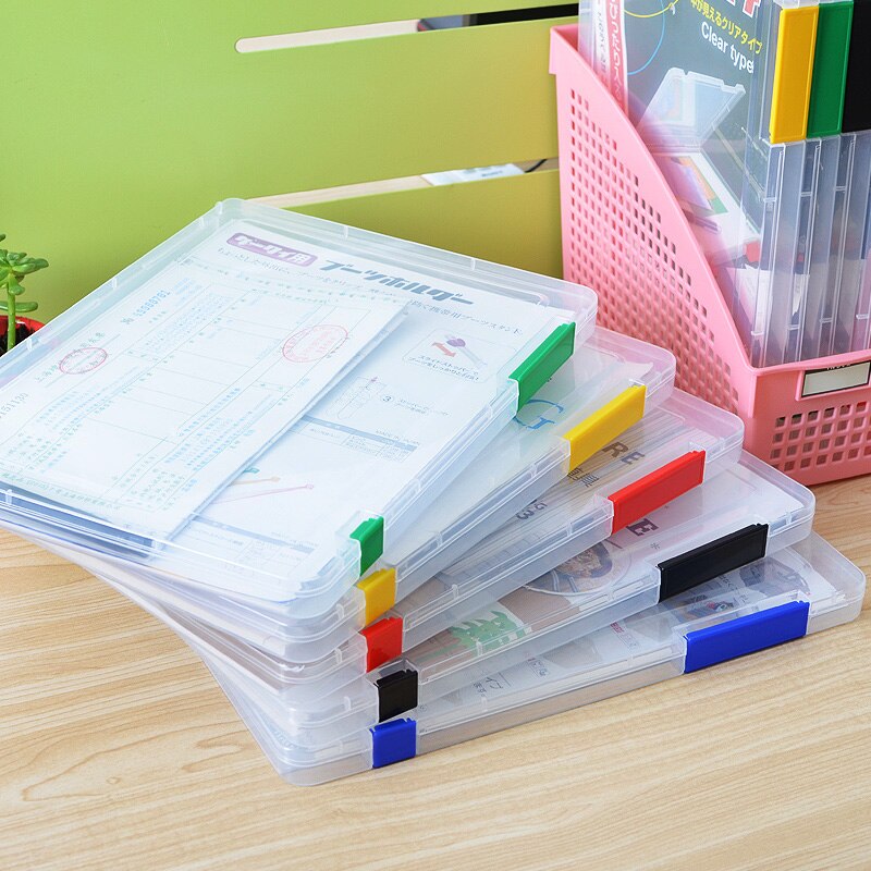 1pcs Clear Plastic Document Paper Filling Case A4 ... – Grandado