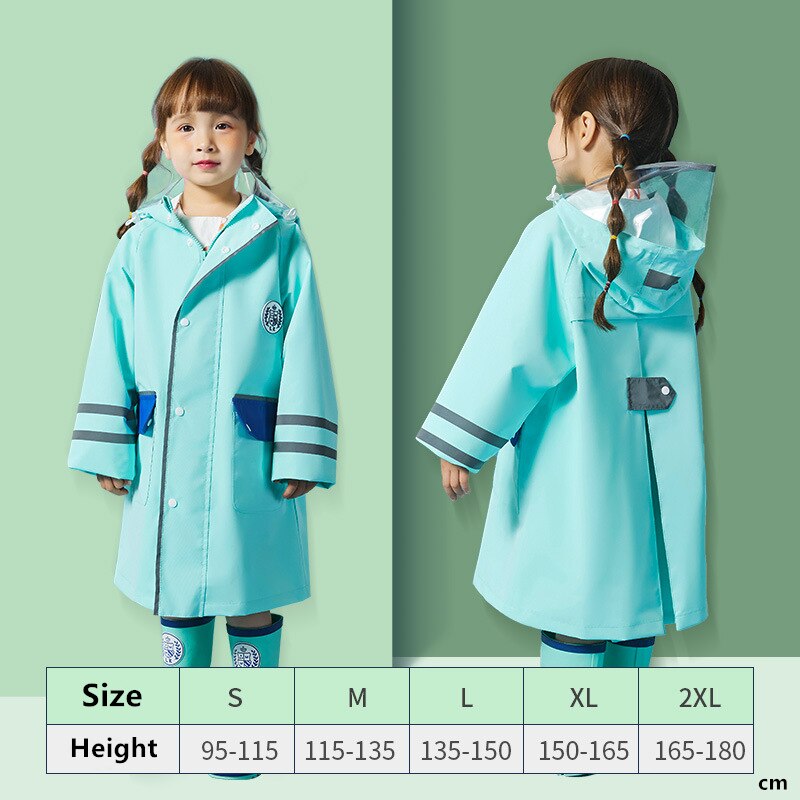 Children Winter Raincoat Impermeable Real Girls Ra... – Vicedeal