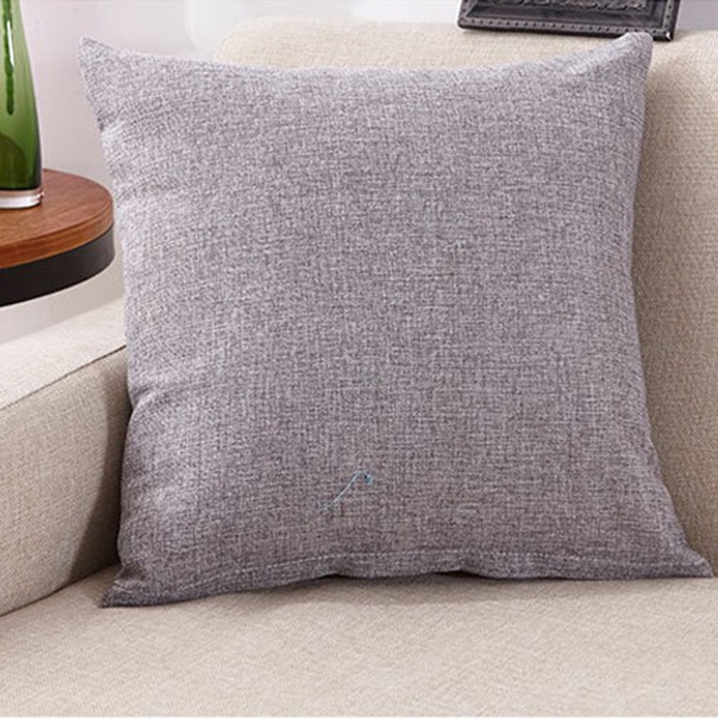 Solid Color Simple Pillow Cushion Soft Comfortable... – Grandado
