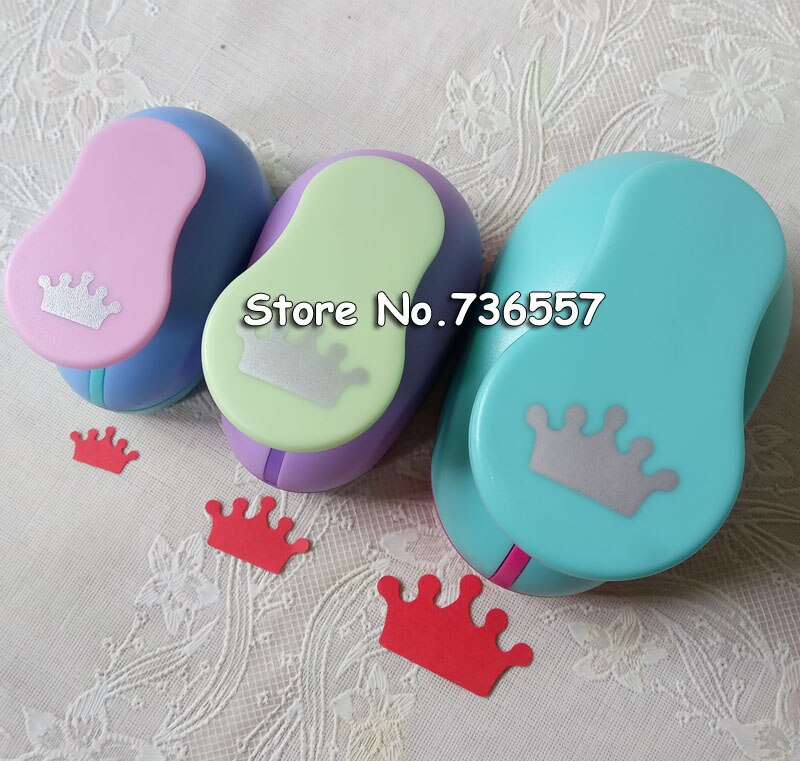 3pcs(5.0cm,3.8cm,2.5cm) crown shape craft punch se... – Vicedeal