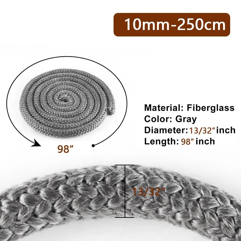 10/12mm Gasket Rope Seal Heat Resistance Fireproof... – Grandado