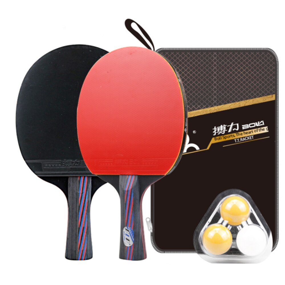 1 Pair Table Tennis Racket Double Face Pimples In ... – Vicedeal