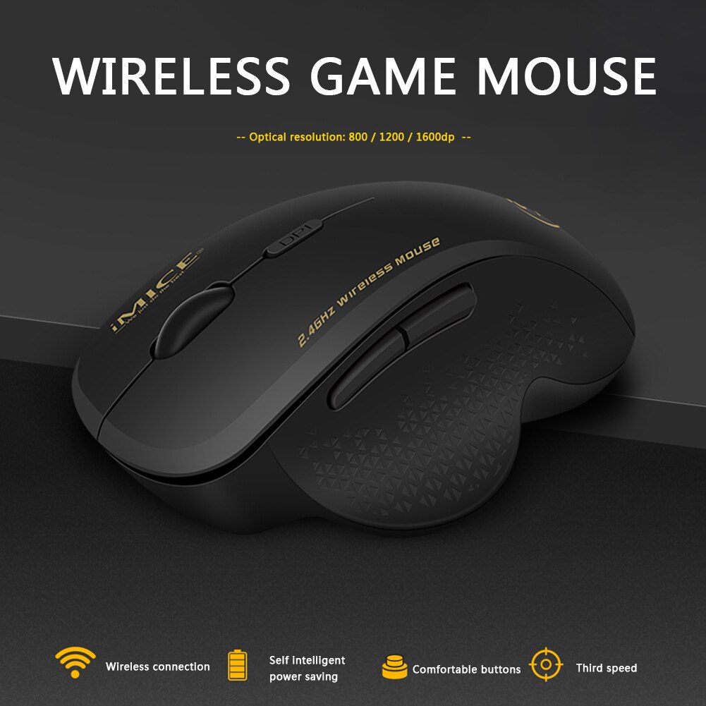 iMice G6 2.4GHz Wireless 6 Buttons Mouse 3 Level 1... – Grandado